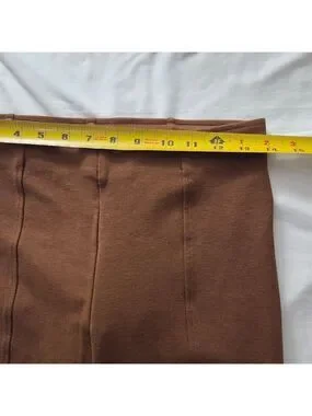 H&M | Pants & Jumpsuits | Hm Brown Ponte High Rise Seamed Treggings ...